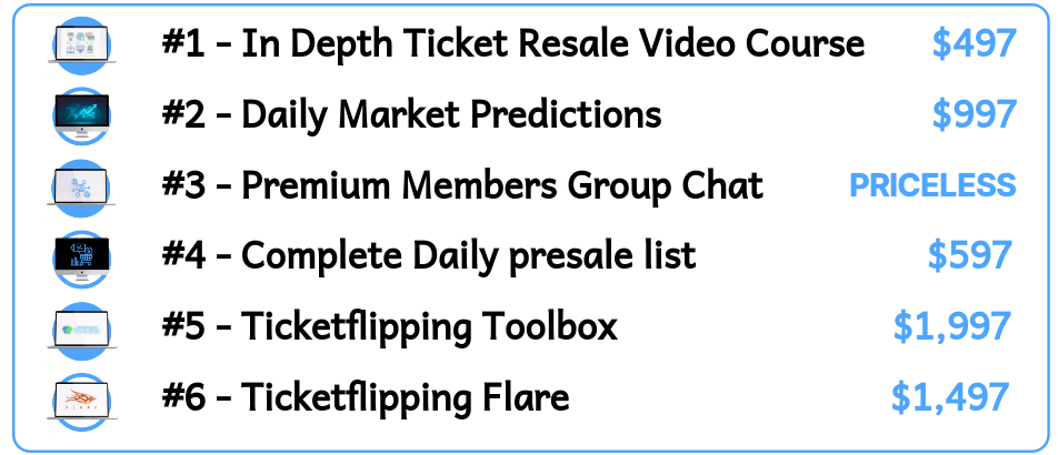 The Three Secrets to Ticketflipping Training » Ticket Flipping