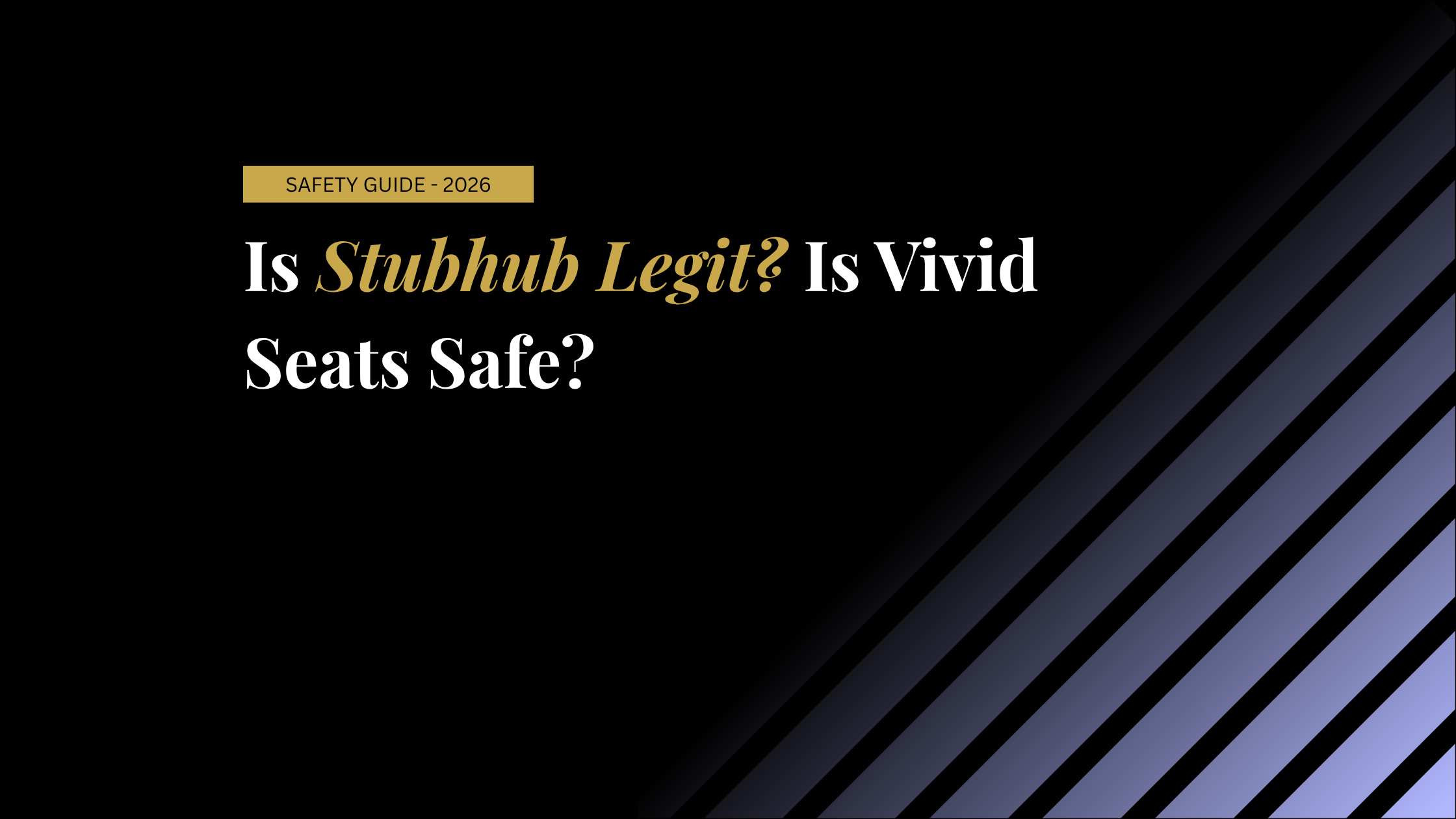 Is StubHub Legit? Is Vivid Seats Safe? » Ticket Flipping